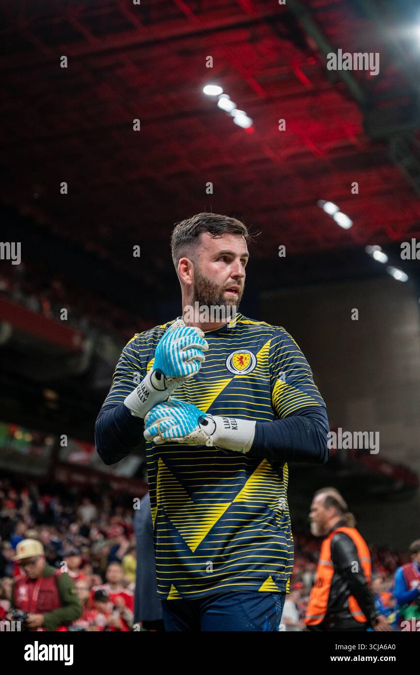 Copenhagen, Denmark. 05th, September 2025. Goalkeeper Liam Kelly of ...