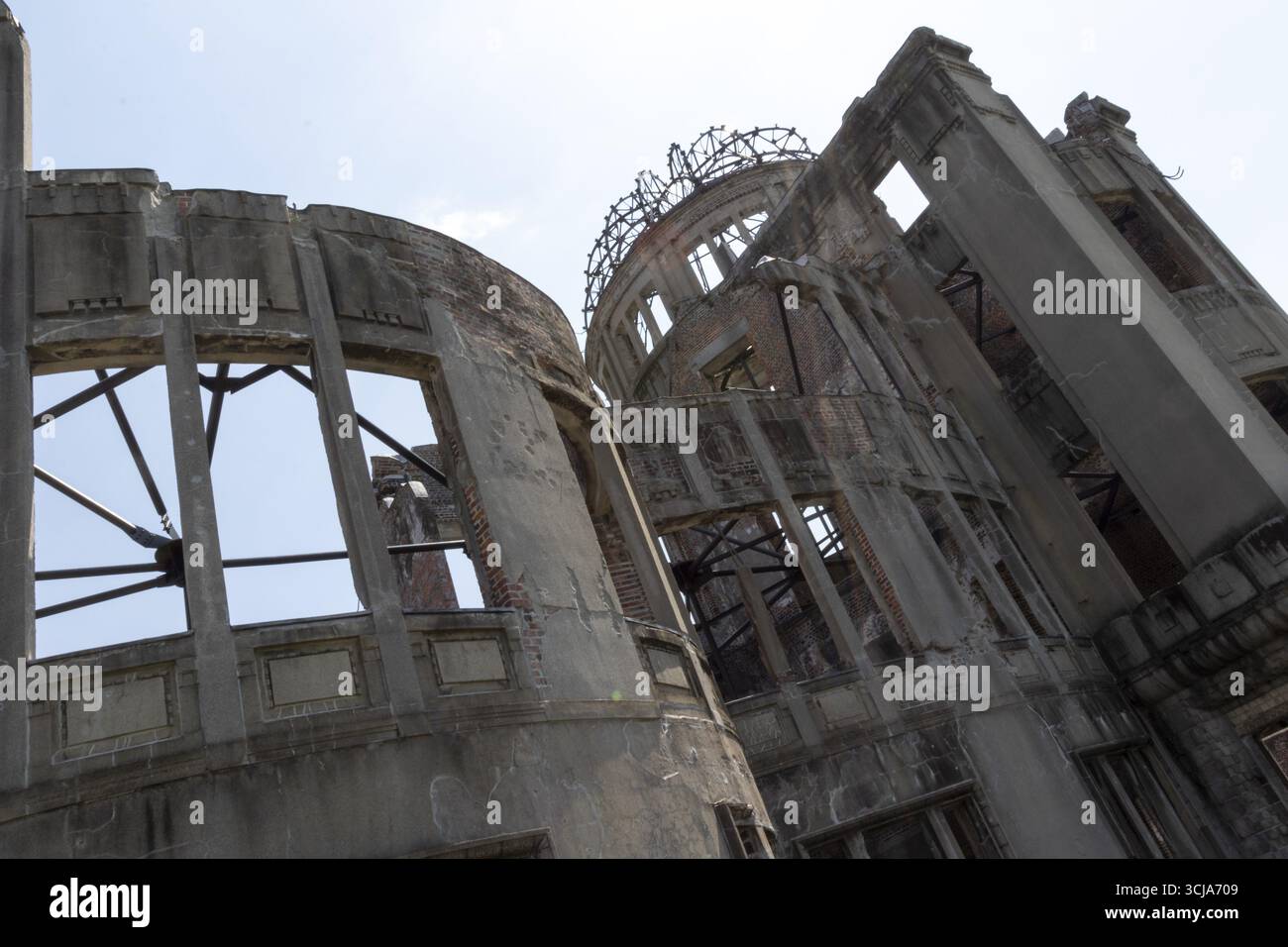 Atomic Bomb Dome, ruins of the former building of the Chamber of ...