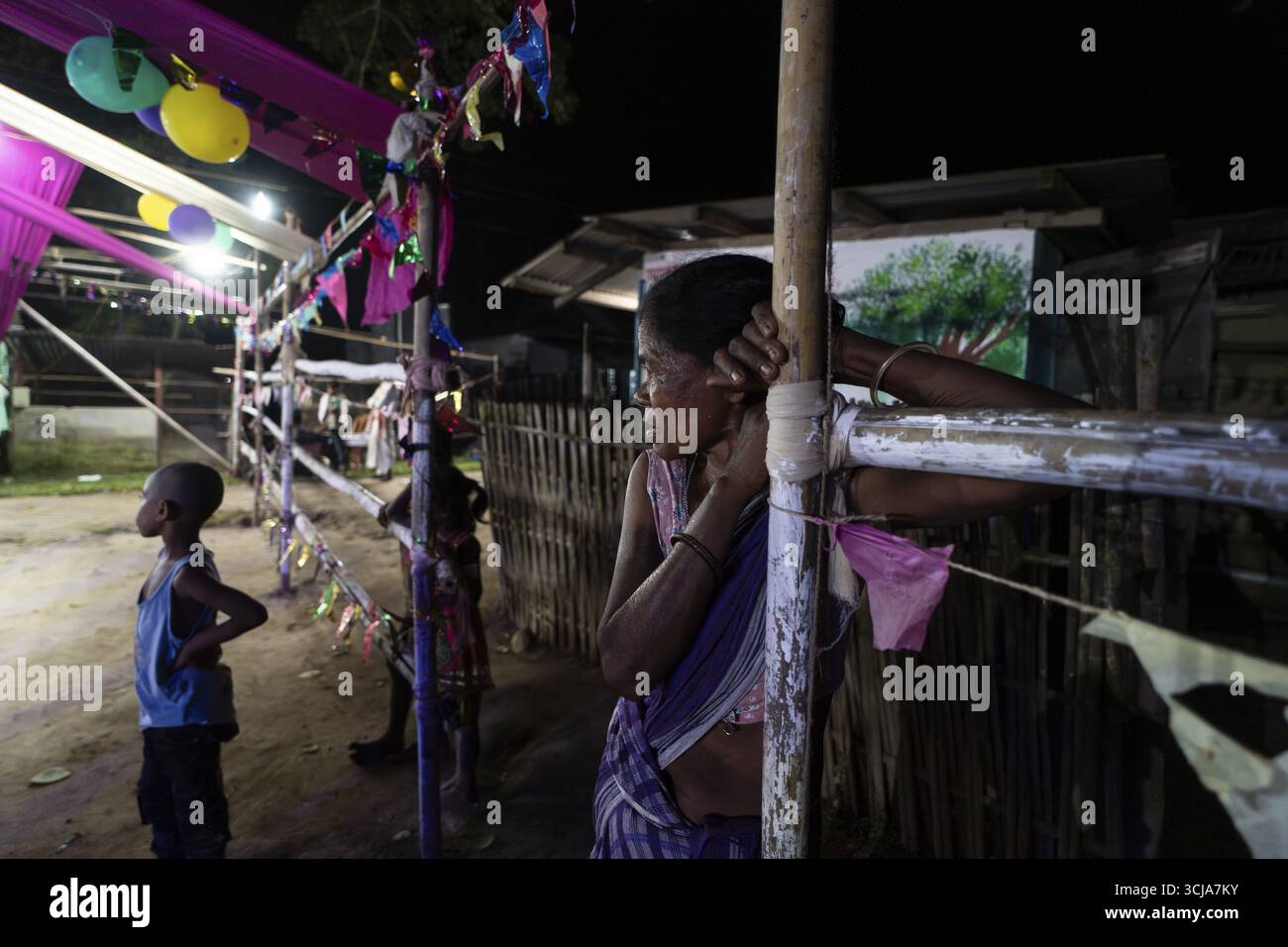 Members of the tea tribe community during celebrate the vibrant Karam ...