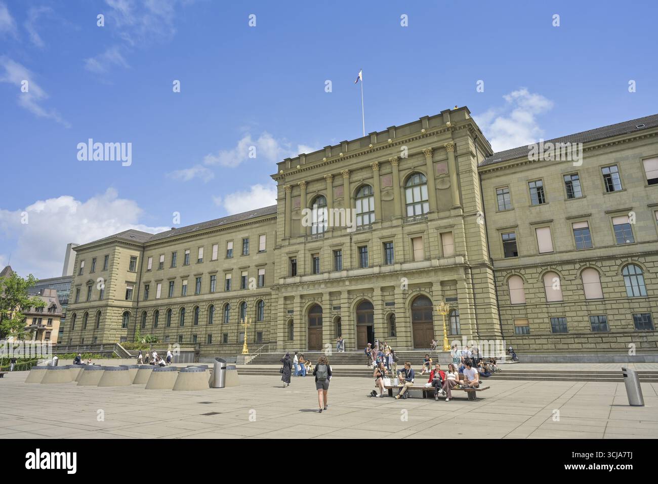 Polyterrasse, Main Building, Swiss Federal Institute of Technology ETH ...