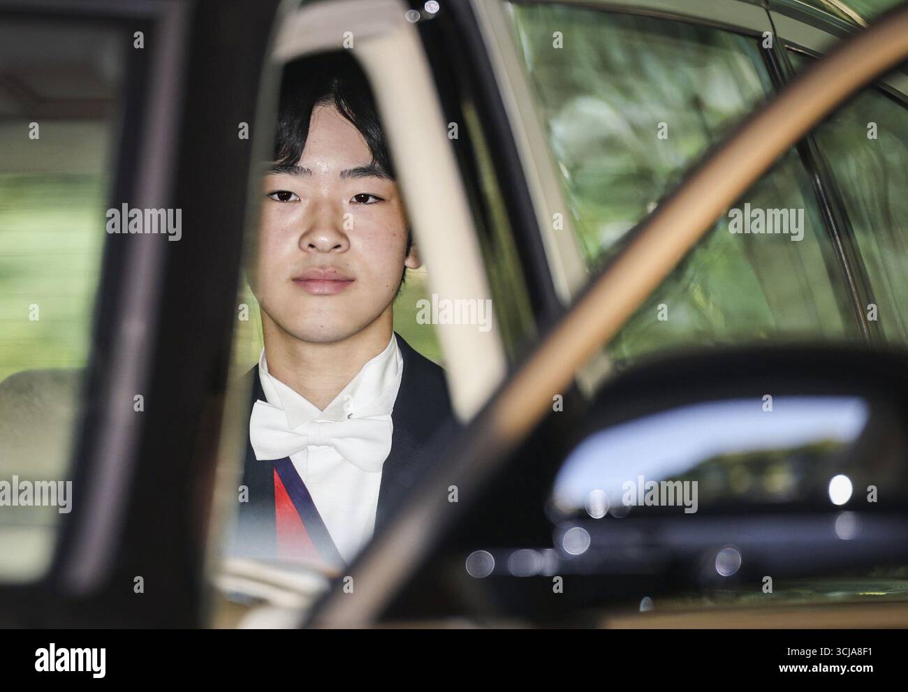Japanese Prince Hisahito returns to his Akasaka Estate residence in ...