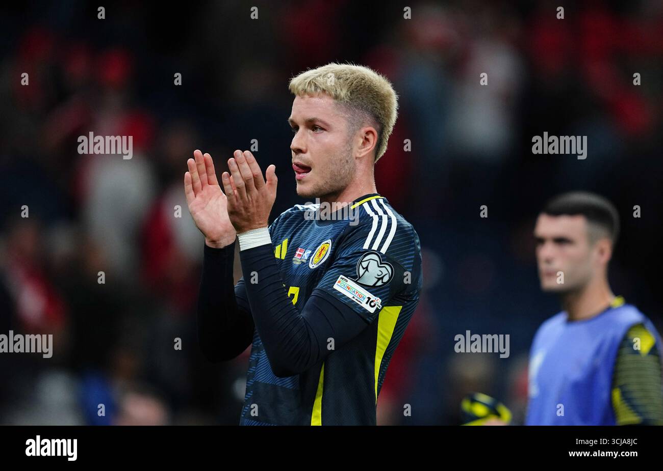 September 05 2025: George Hirst of Scotland looks on during a World Cup ...