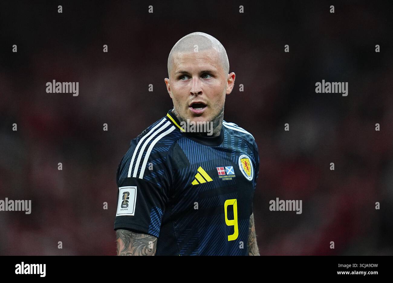 September 05 2025: Lyndon Dykes of Scotland looks on during a World Cup ...