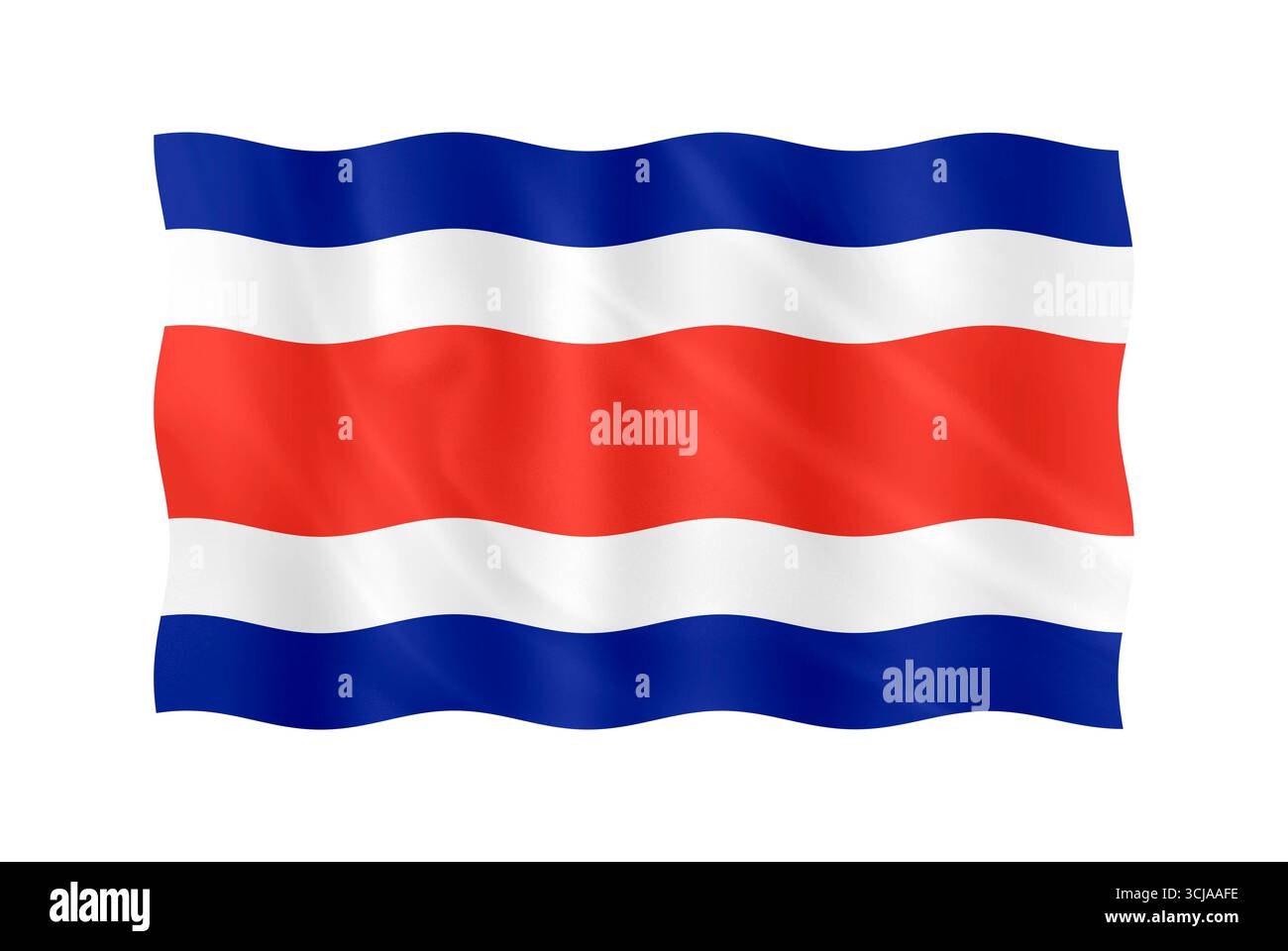 Digital composite. Flag of Costa Rica. On September 15th Costa Rica ...