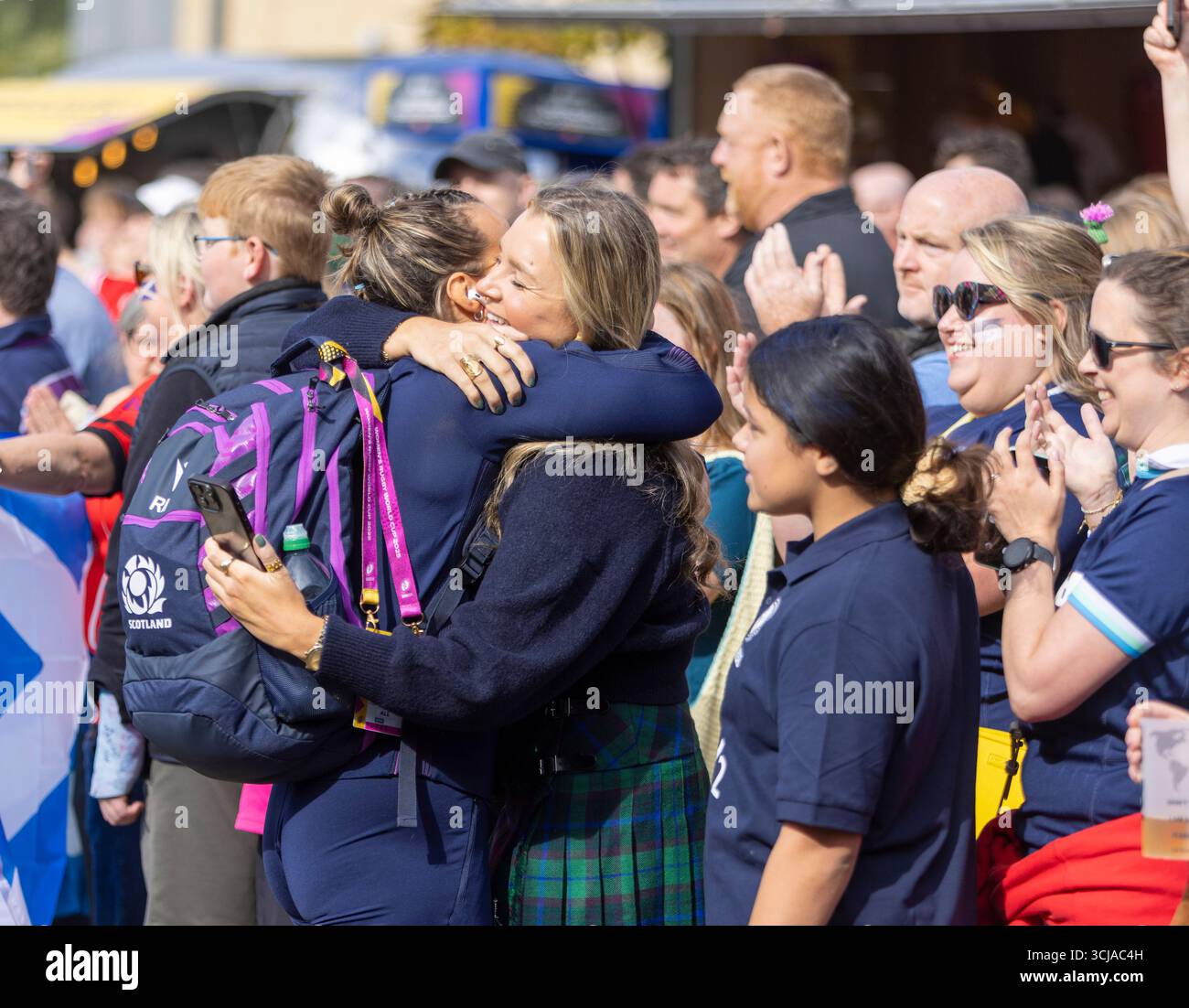 Scotland rugby world cup rachel malcolm hi-res stock photography and ...
