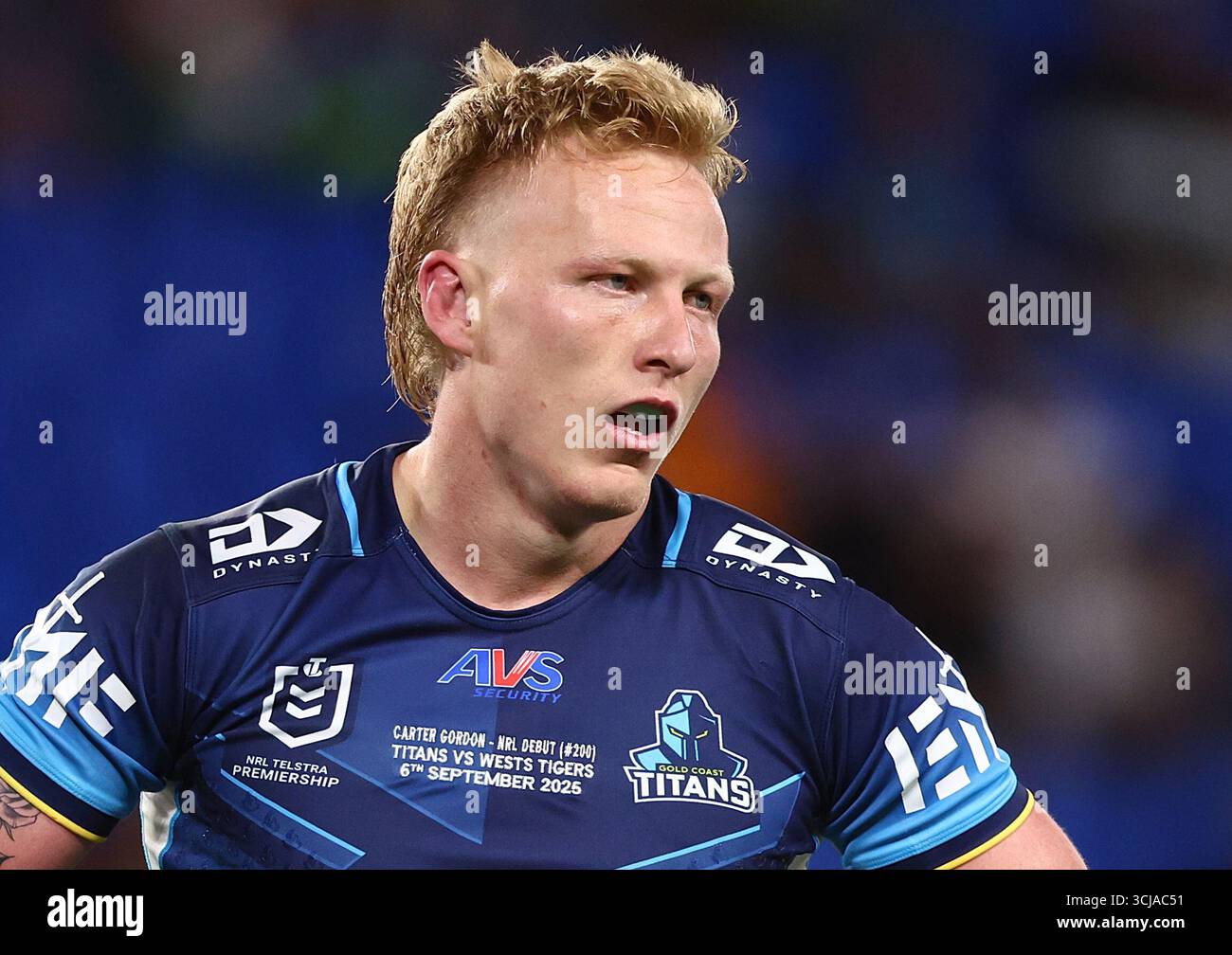 Carter Gordon of the Titans during the NRL Round 27 match between the ...