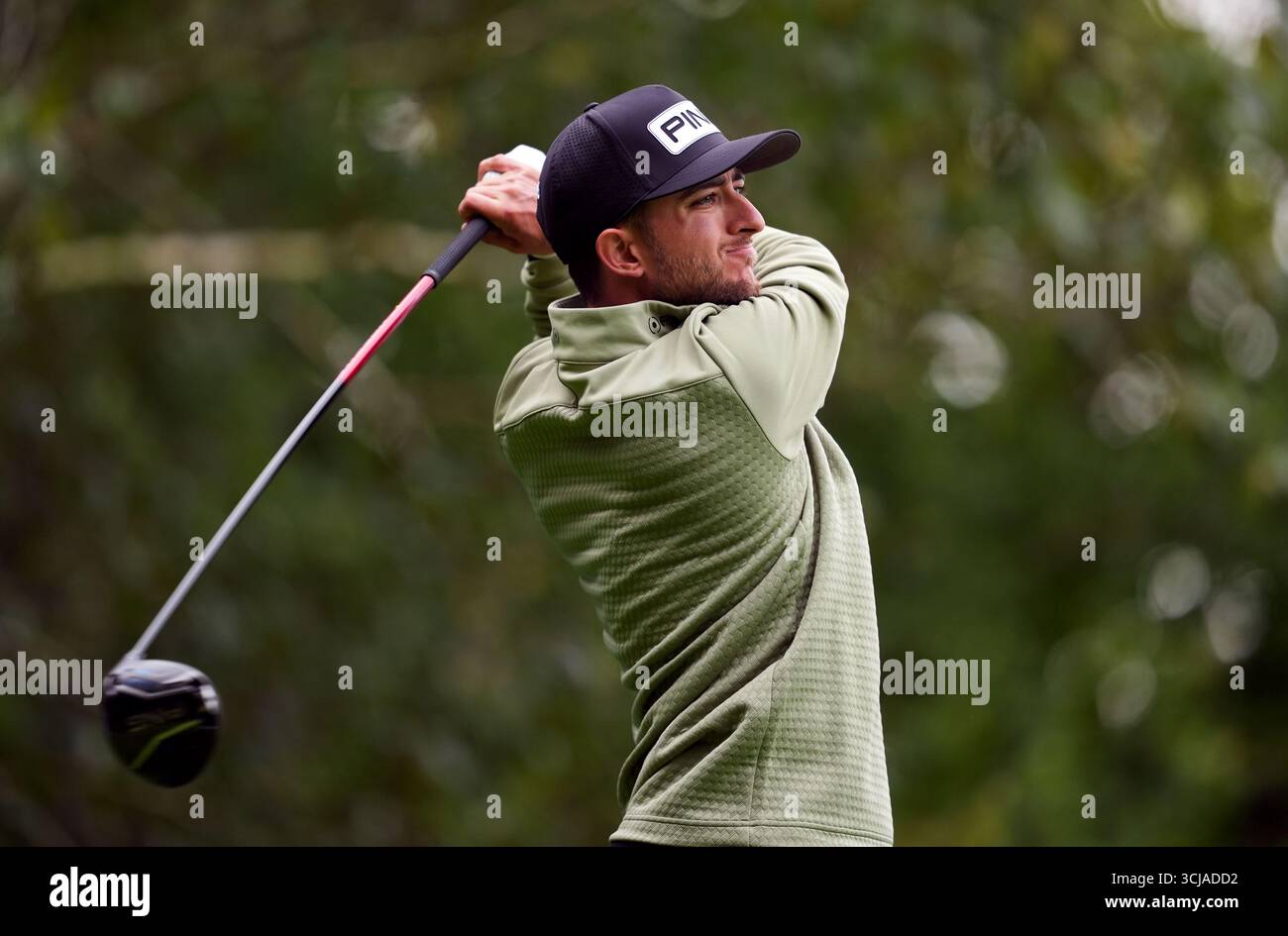 Davis Bryant on day three of the 2025 Amgen Irish Open at The K Club, Ireland. Picture date ...