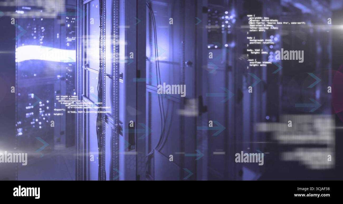 Displaying server rack cables hi-res stock photography and images - Alamy