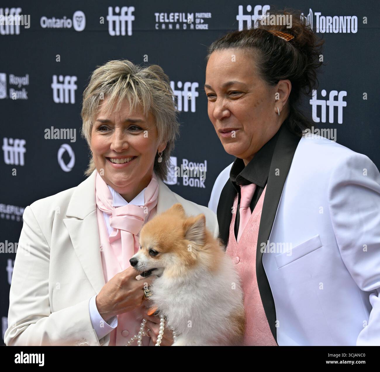 Christy Salters Martin (L) and Lisa Holewyne attend the world premiere ...