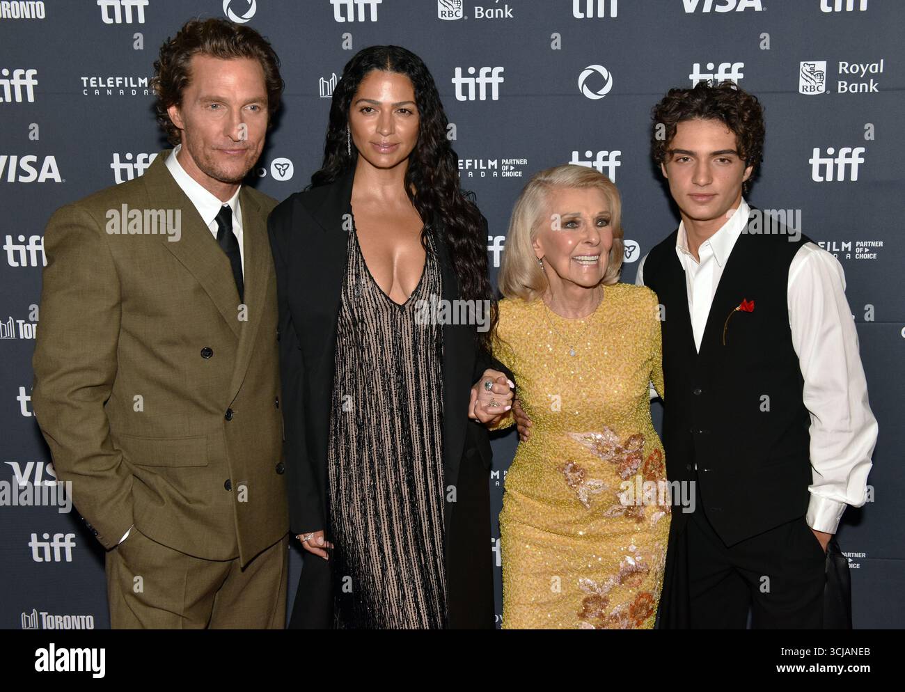 Matthew mcconaughey wife son hi-res stock photography and images - Alamy