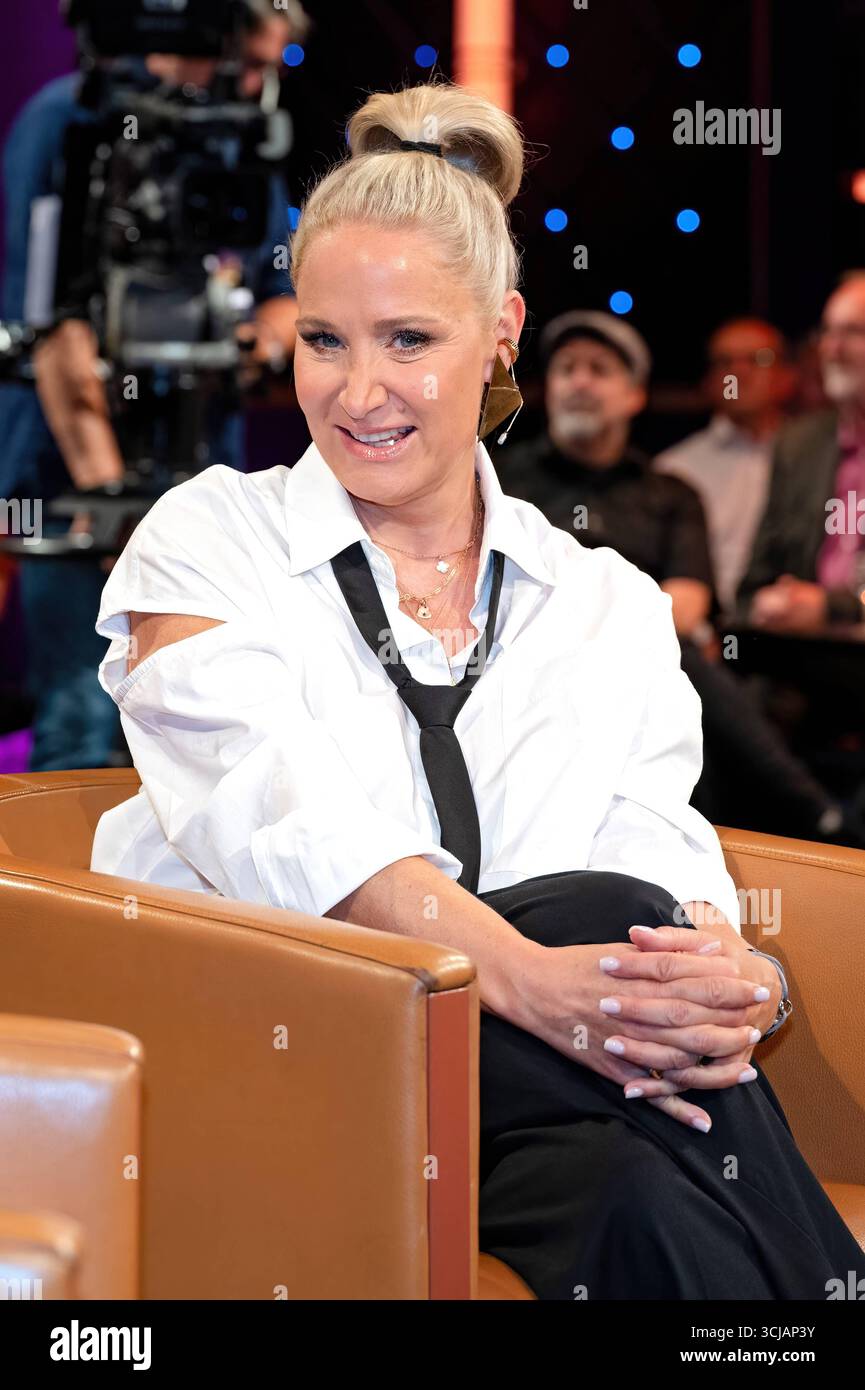 MDR - Riverboat. Schauspielerin Janine Kunze anläßlich der Aufzeichnung ...