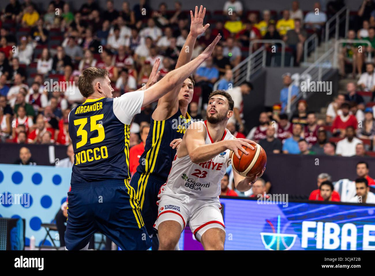 06.09.2025, Riga Arena, Riga, FIN, Eurobasket 205, Basketball ...