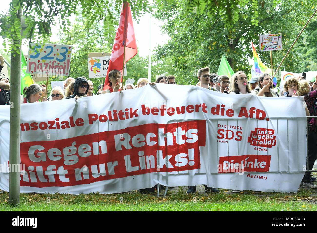 Kommunalwahlkampf AfD in NRW am 05.09.2025 im Schloss Burgau in Düren ...