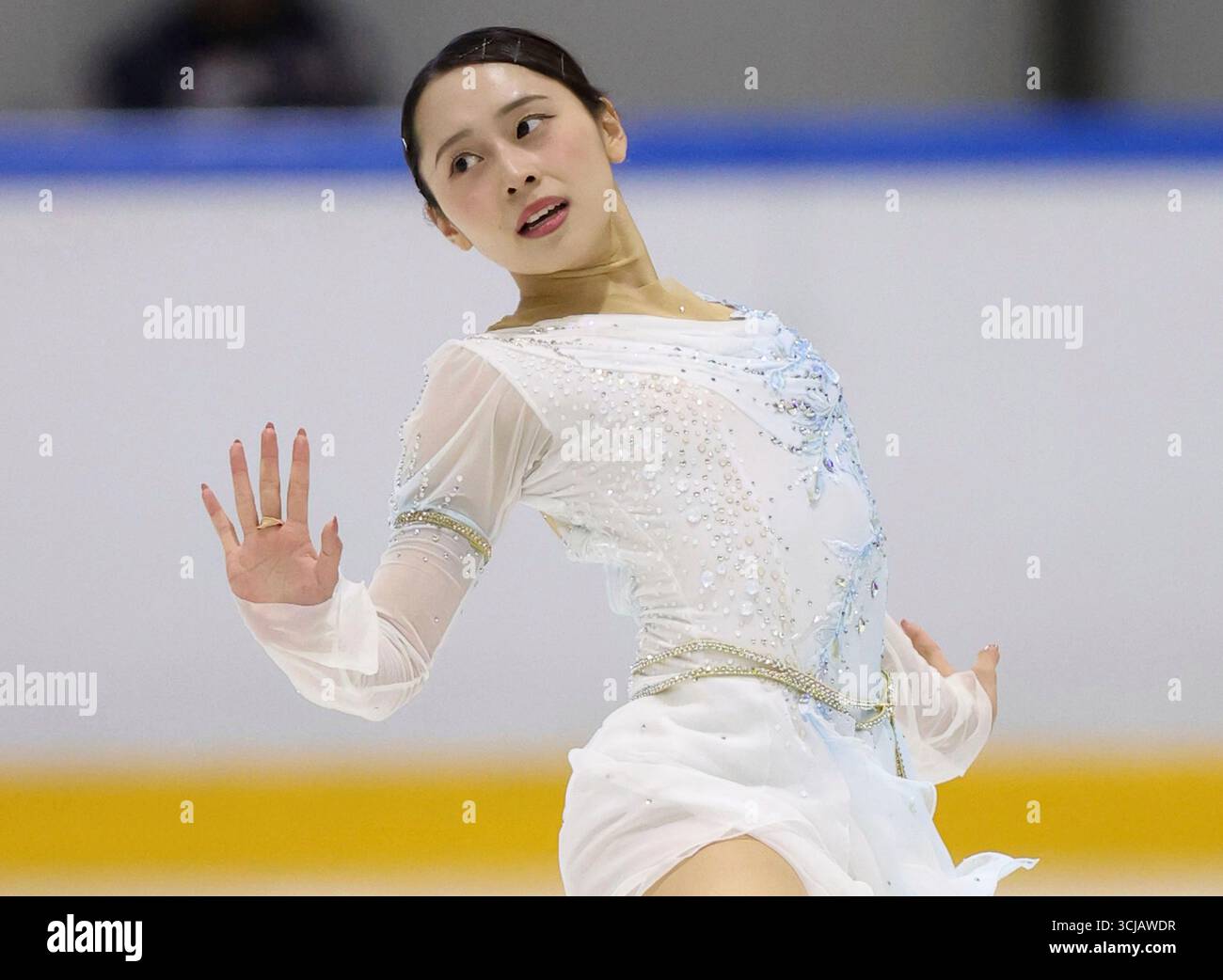 Saki MIYAKE of Japan performs during the women's free skating of the ...