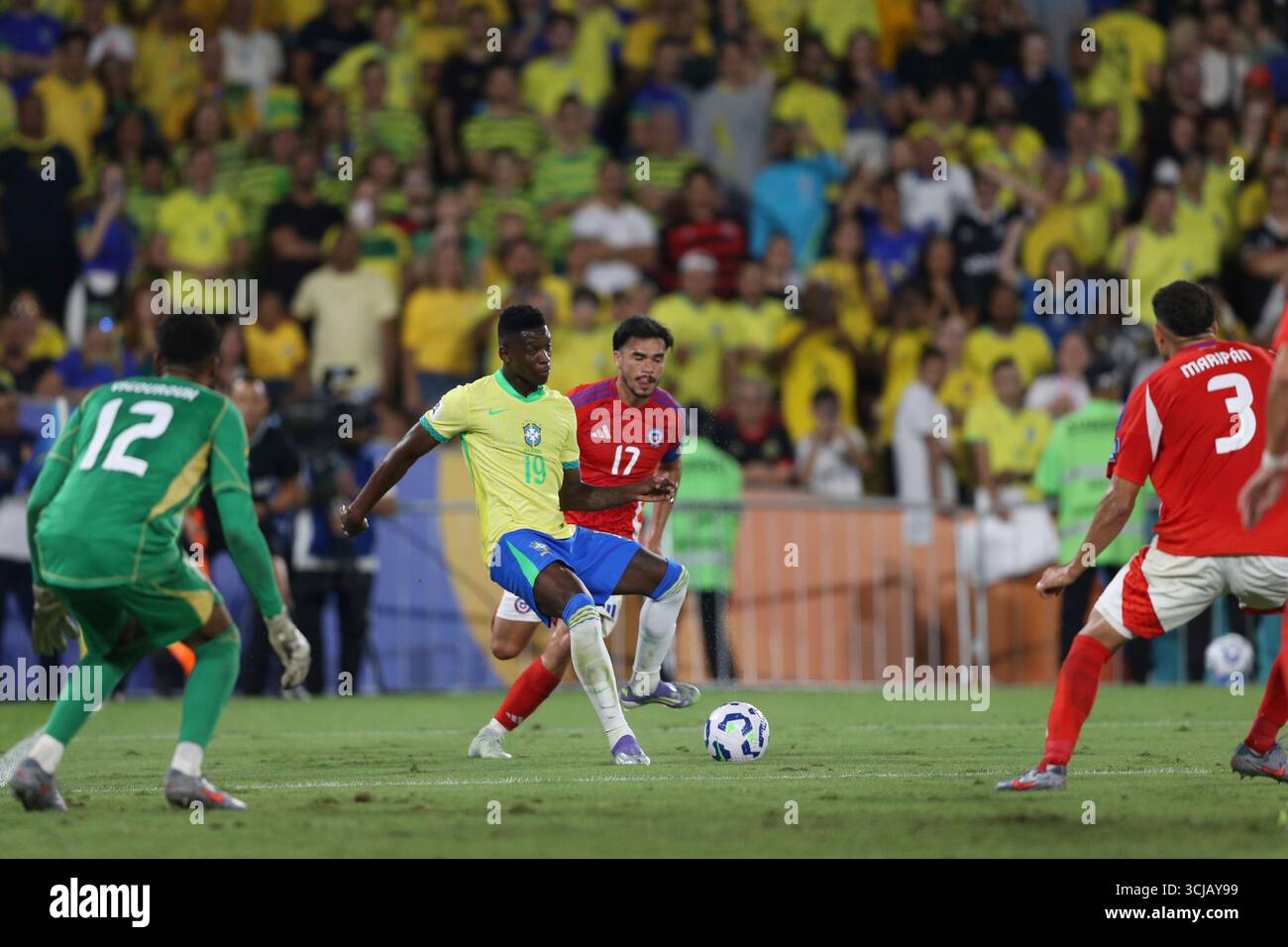 RJ - RIO DE JANEIRO - 09/04/2025 - 2026 WORLD CUP QUALIFIERS, BRAZIL x ...
