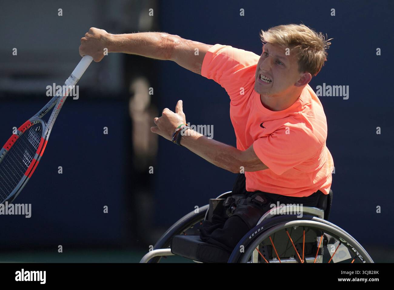 Niels Vink of the Netherlands during the wheelchair men's singles ...