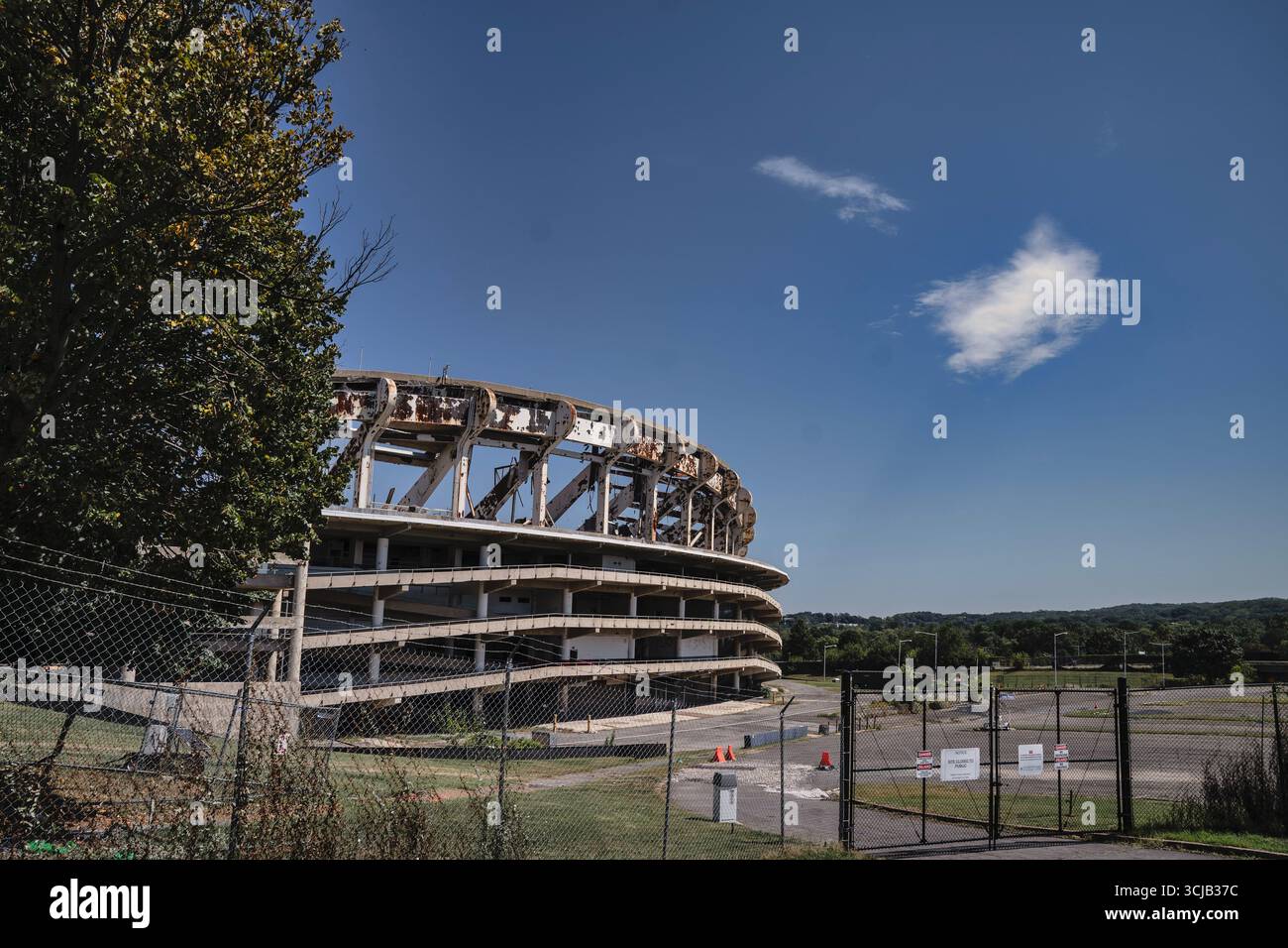 WASHINGTON, DC - SEPTEMBER 05: RFK Stadium demolition in Washington, DC ...