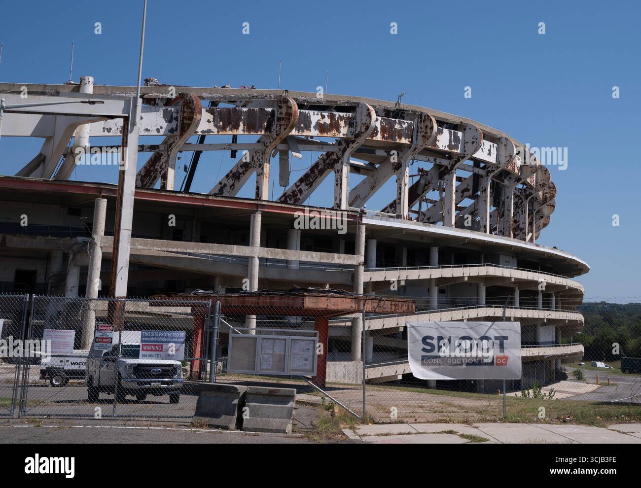 WASHINGTON, DC - SEPTEMBER 05: RFK Stadium demolition in Washington, DC ...