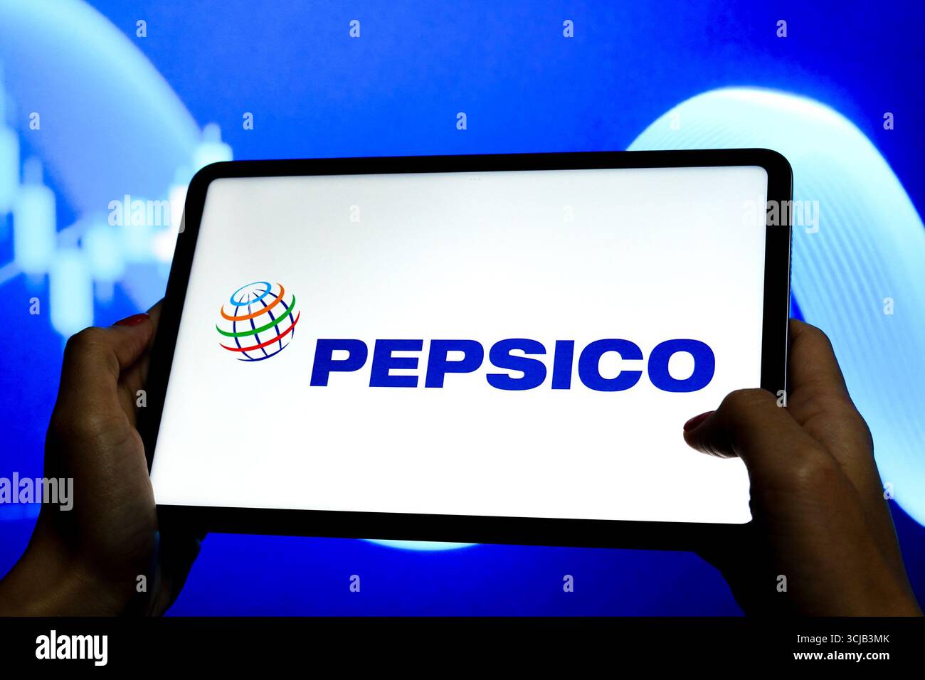 In this photo illustration, a PepsiCo logo is seen displayed on the ...