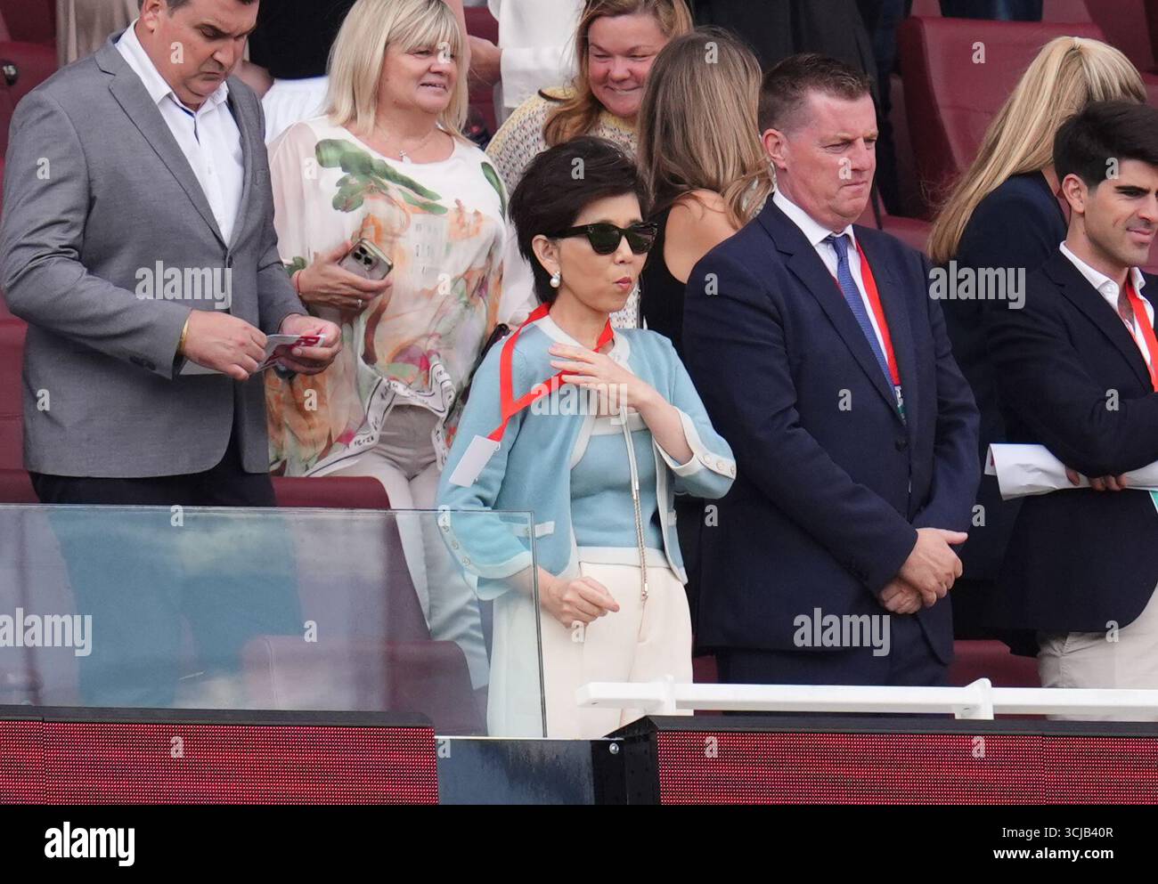 London City Lionesses' owner Michele Kang before the Barclays Women's ...