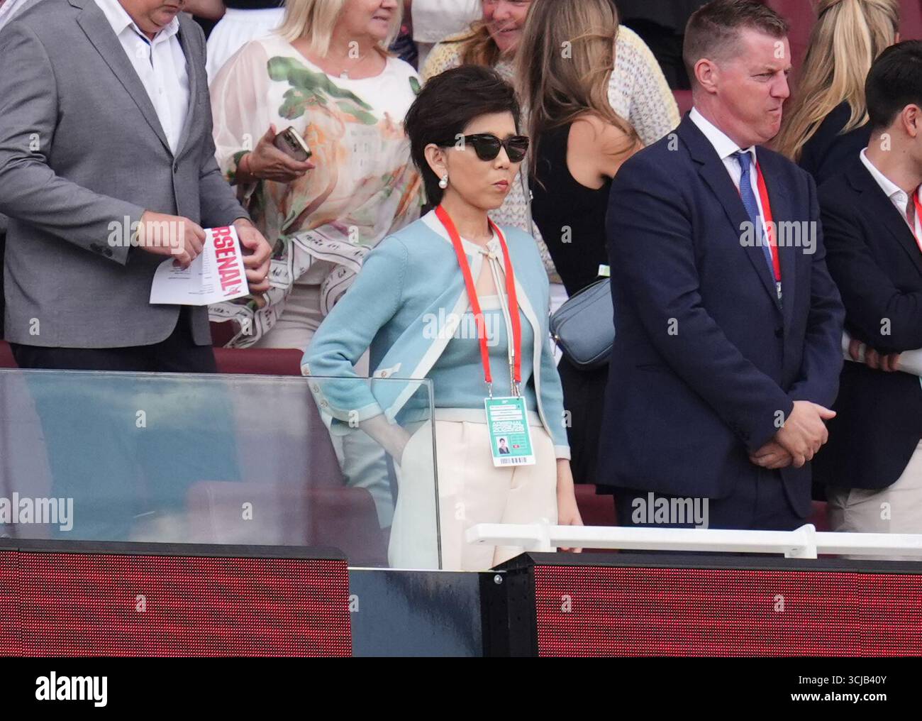 London City Lionesses' owner Michele Kang before the Barclays Women's ...