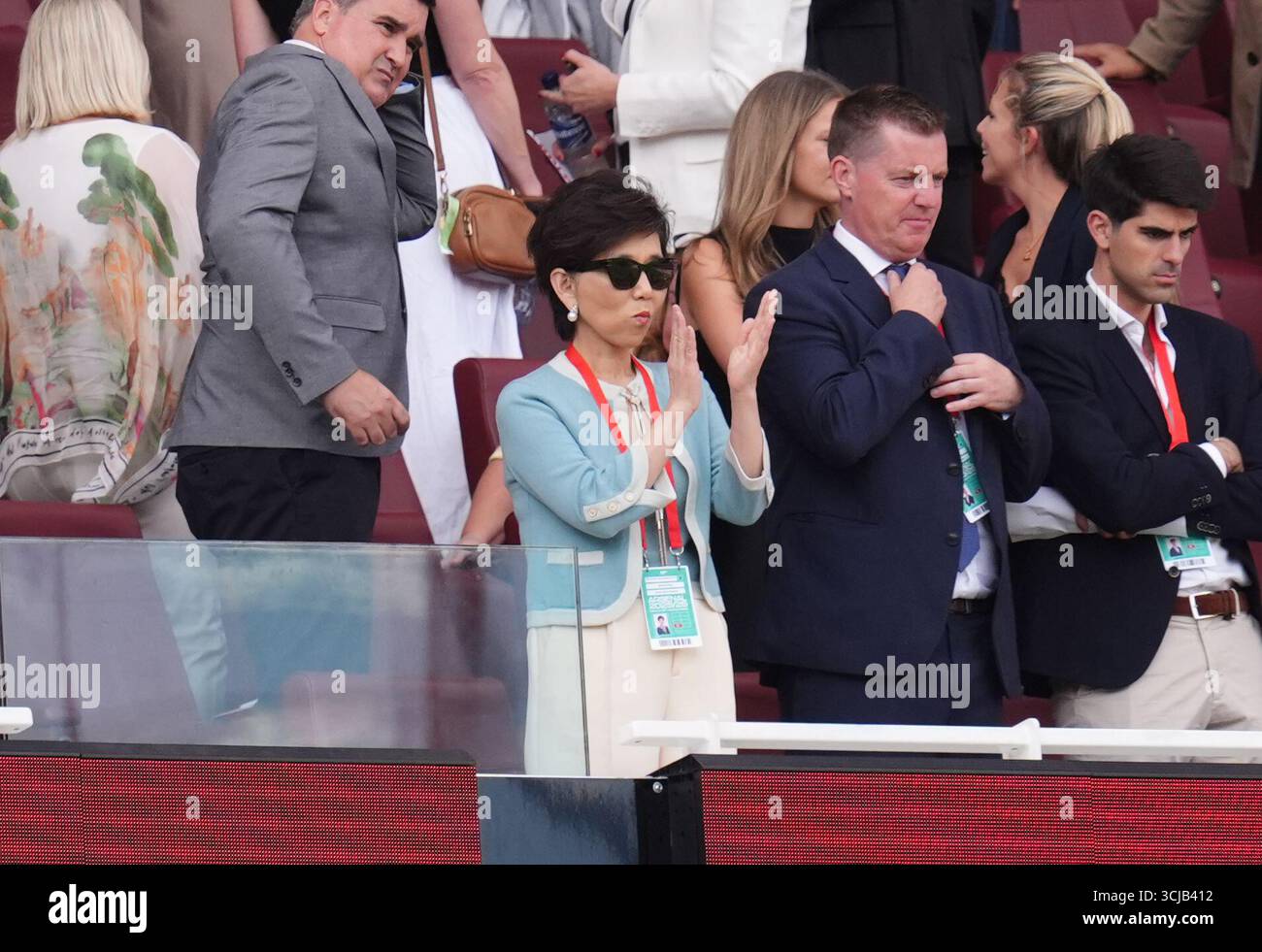 London City Lionesses' owner Michele Kang before the Barclays Women's ...