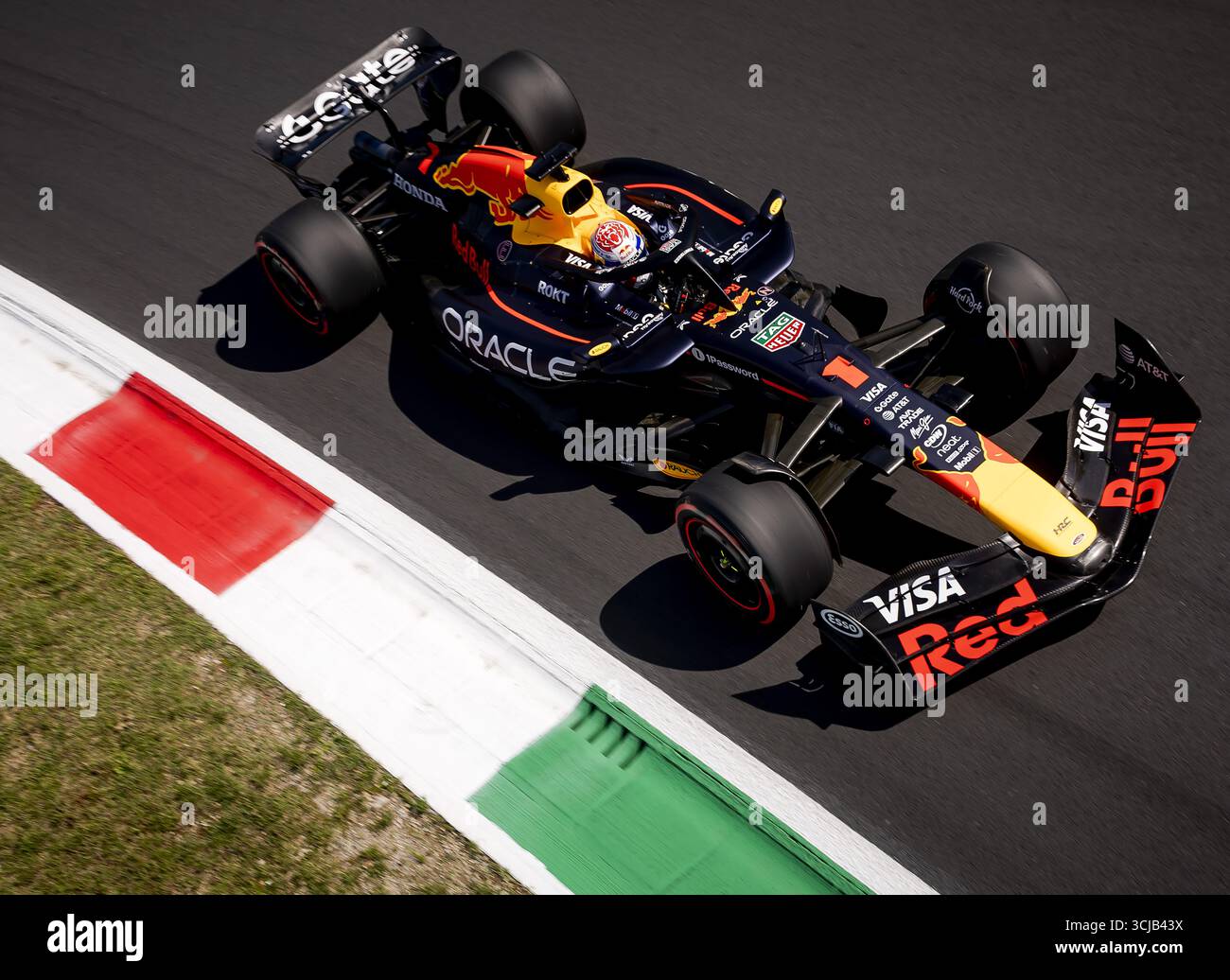 MONZA - Max Verstappen (Red Bull Racing) during the third free practice ...
