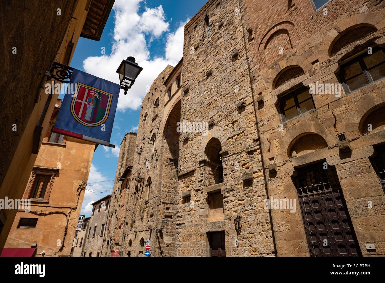 Volterra Tuscany Italy August 2025 The Buonparenti Tower Houses with ...