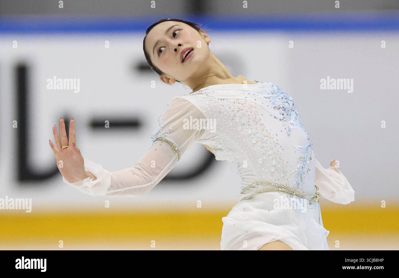 Saki MIYAKE of Japan performs during the women's free skating of the ...