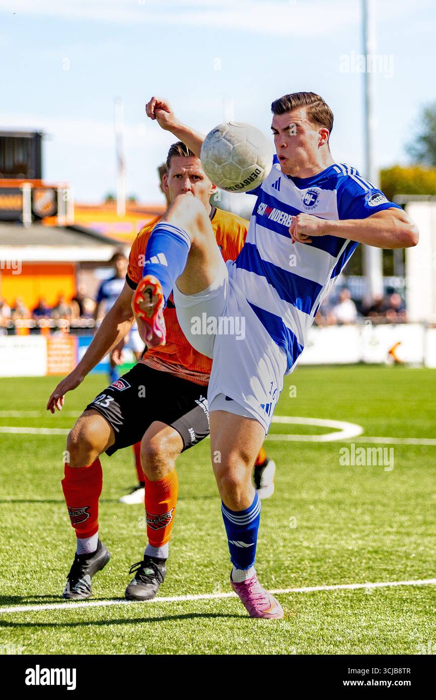 VOLENDAM , 06-09-2025 , Hein Koning stadium , season 2025-2026 , Dutch tweede divisie football ...