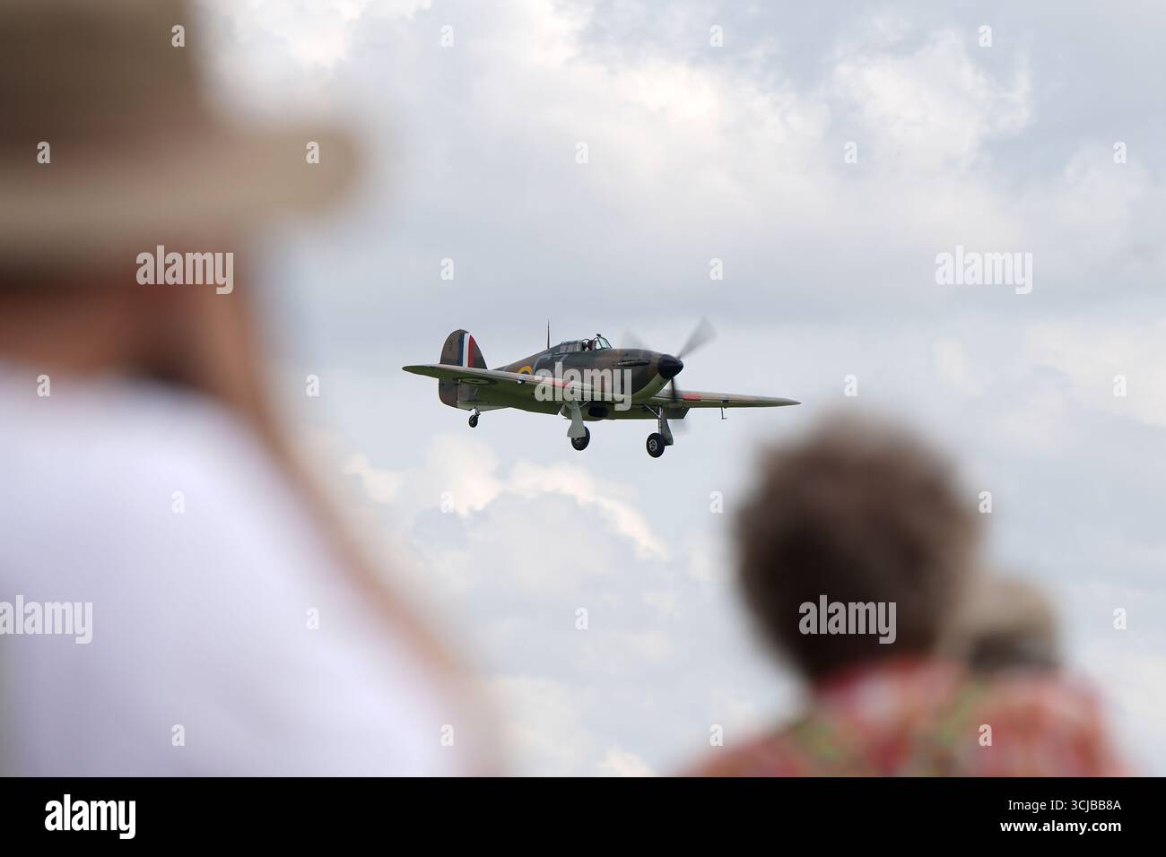 Hawker Hurricane P2921 comes in to land after displaying during the ...