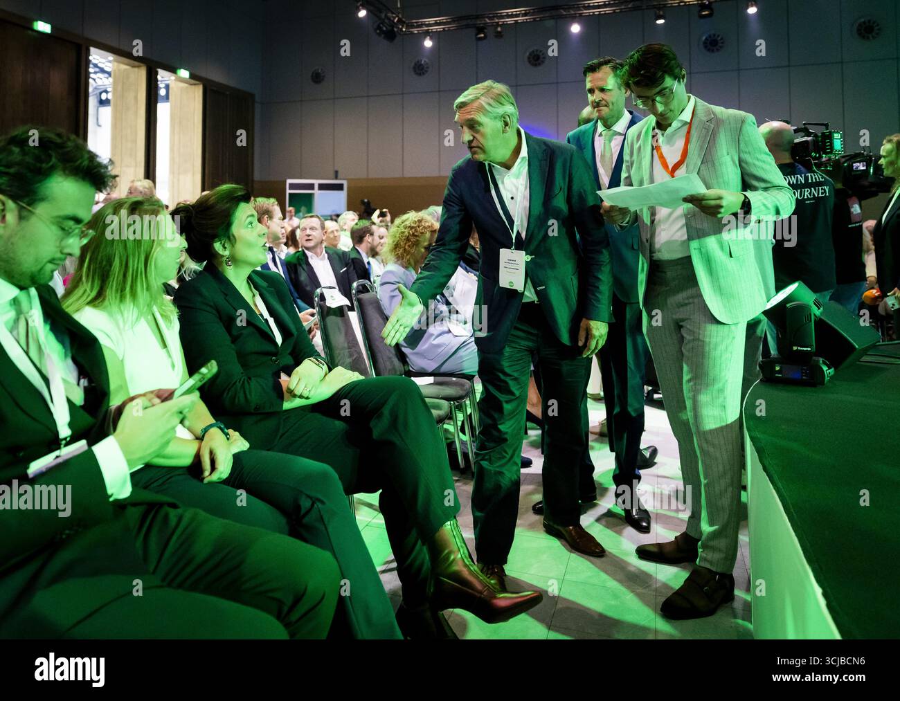 ROTTERDAM - Sybrand Buma at a CDA party conference. During the meeting ...
