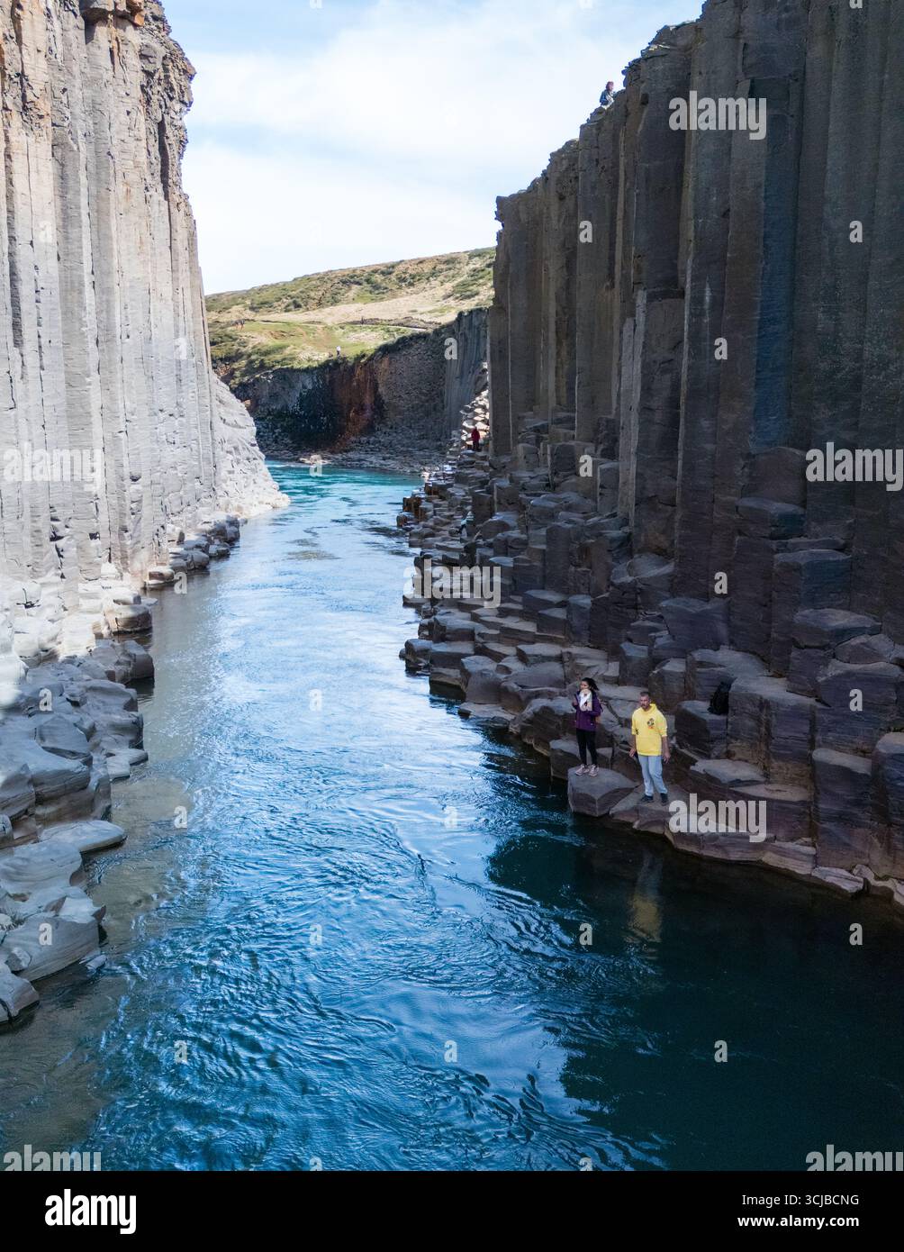 Venture into the enchanting Studlagil Canyon in Iceland, where towering ...