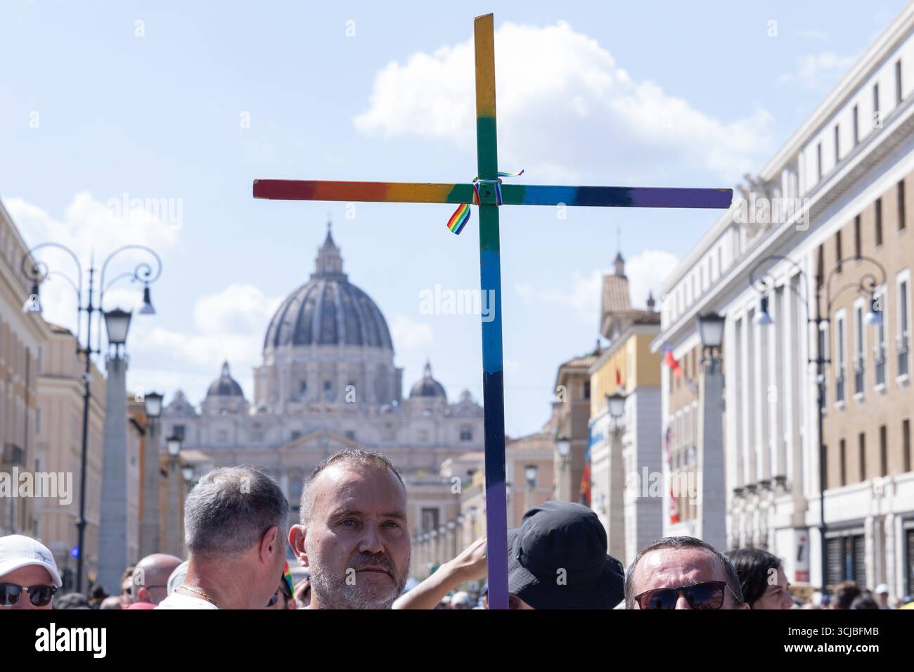 Jubilee pilgrimage organized by several LGBTQ+ Catholic associations to ...