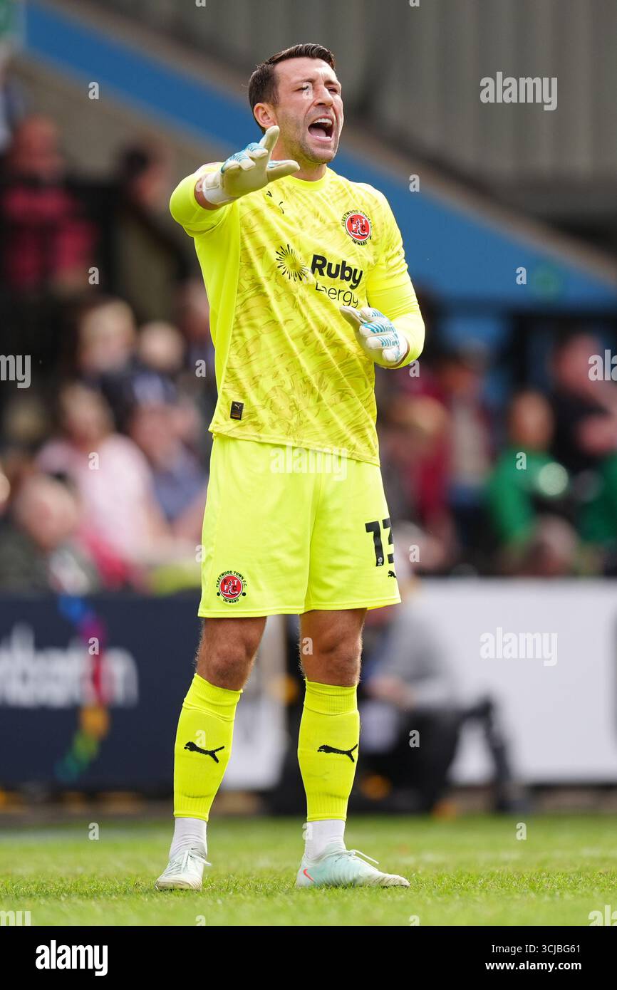 Fleetwood Town goalkeeper Jay Lynch during the Sky Bet League Two match ...