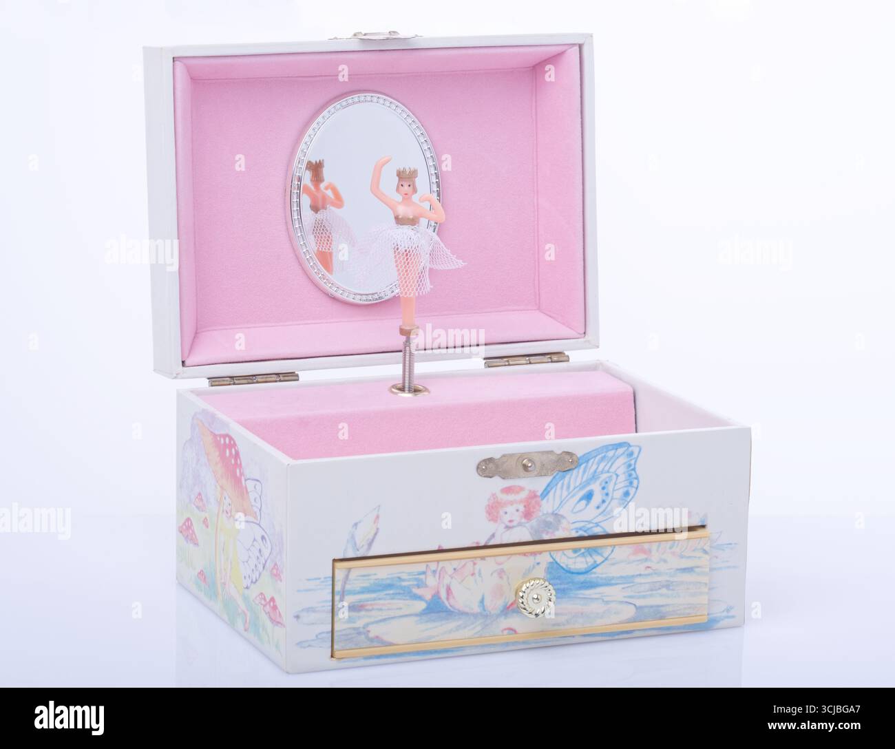 Gift box woman spinning background hi-res stock photography and images ...