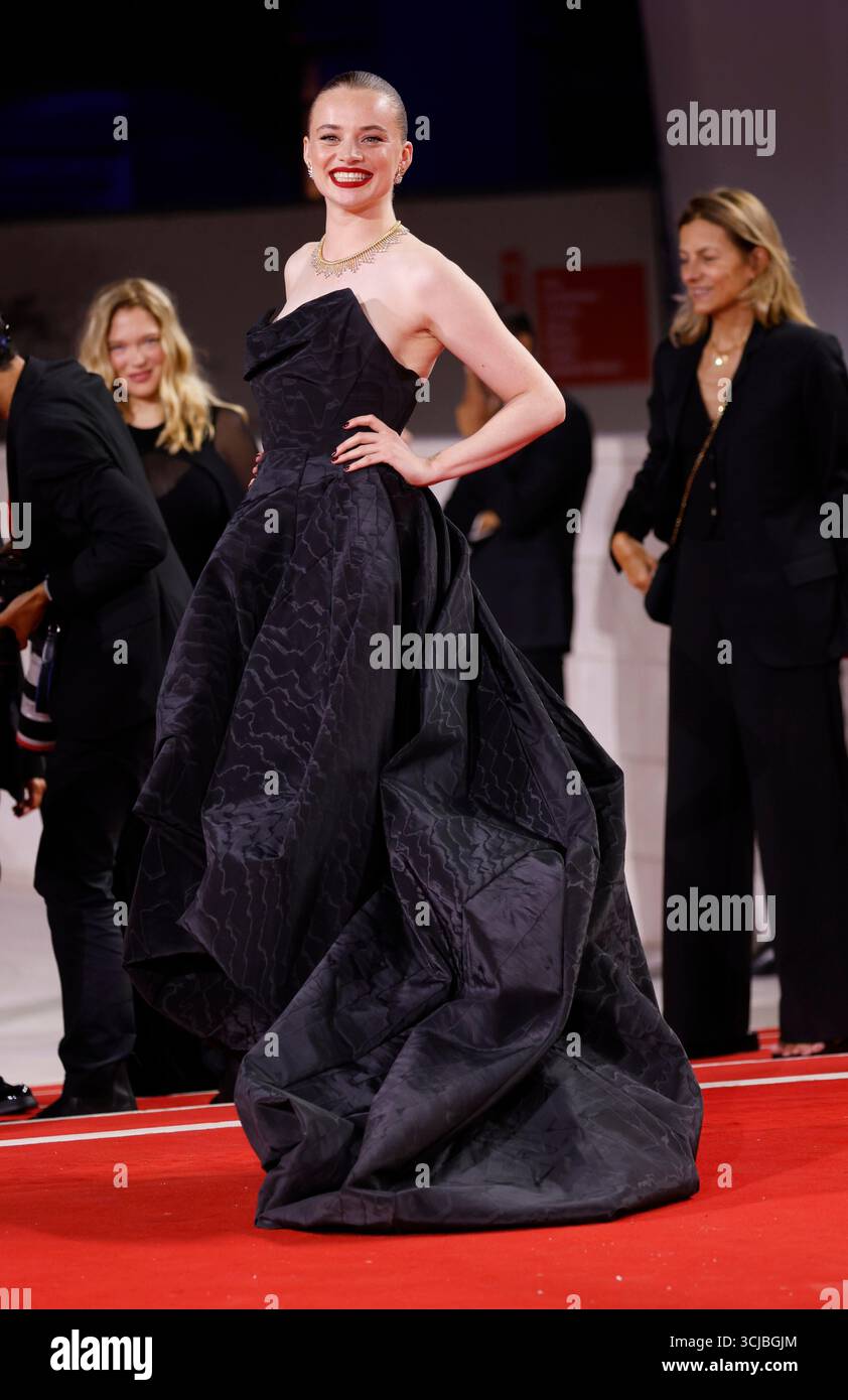 Luna Wedler attends the premiere of 'Silent Friend' during the 82nd ...