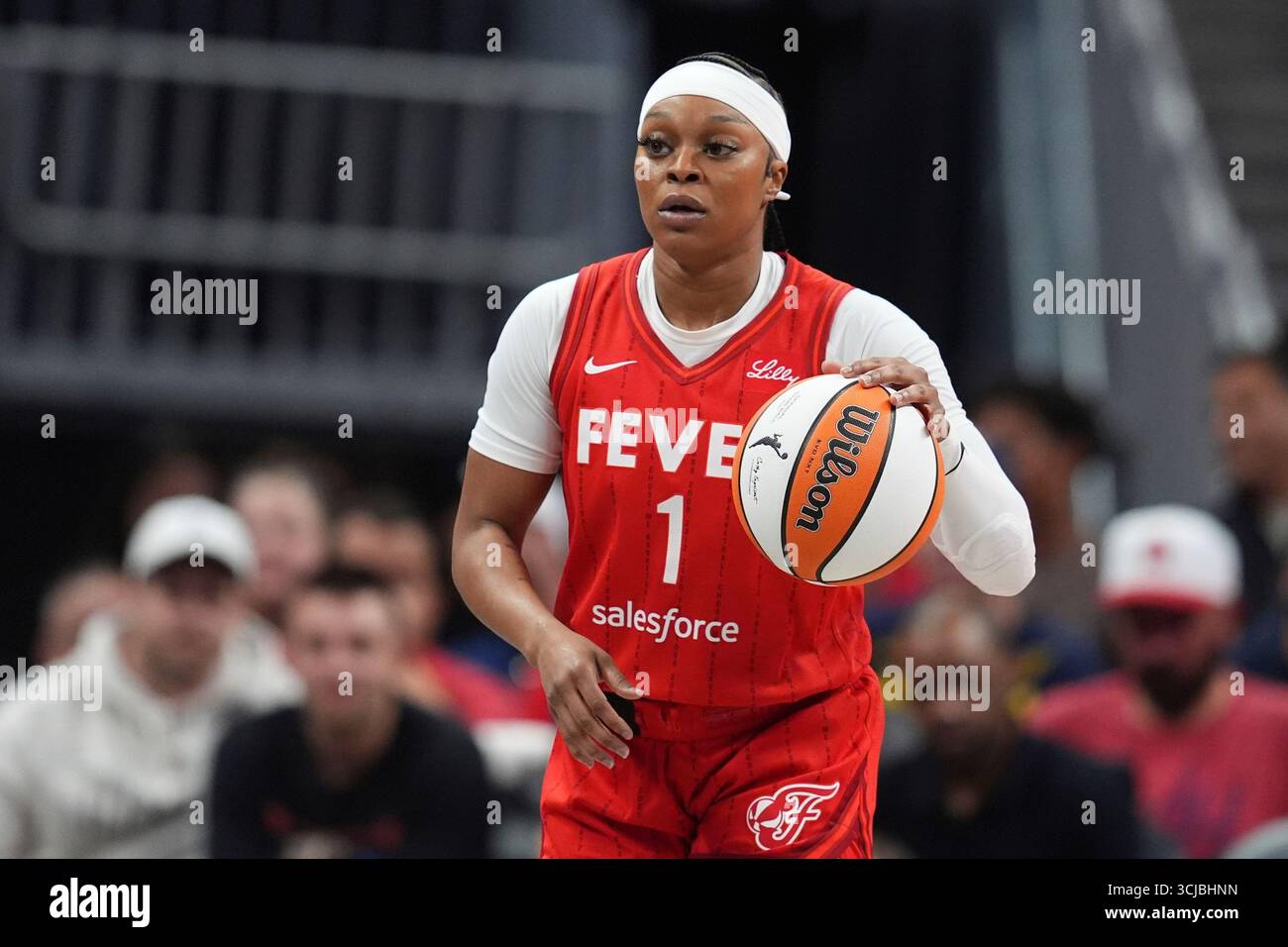 Indiana Fever's Odyssey Sims dribbles during the first half of a WNBA ...