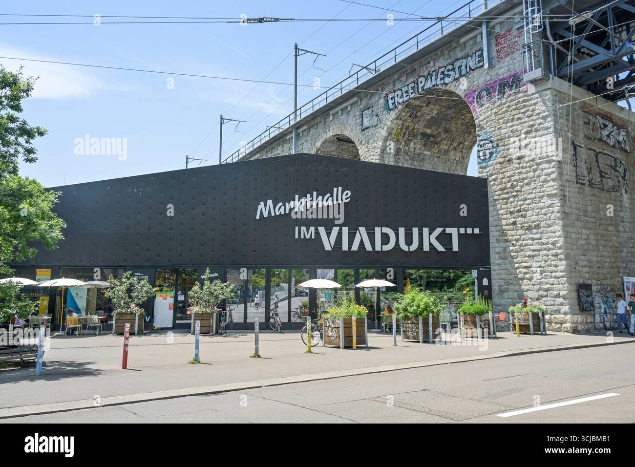 Markthalle im Viadukt, Viaduktstrasse, Zürich, Schweiz *** Market hall in the Viadukt ...