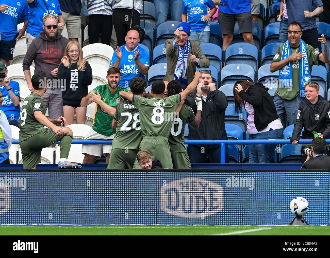 Peterborough United's Jimmy Jay-Morgan celebrates scoring his sides ...