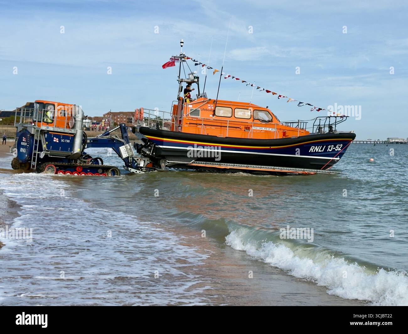 RNLI official naming and launch of the lifeboat “RNLB Chris & Jo West ...