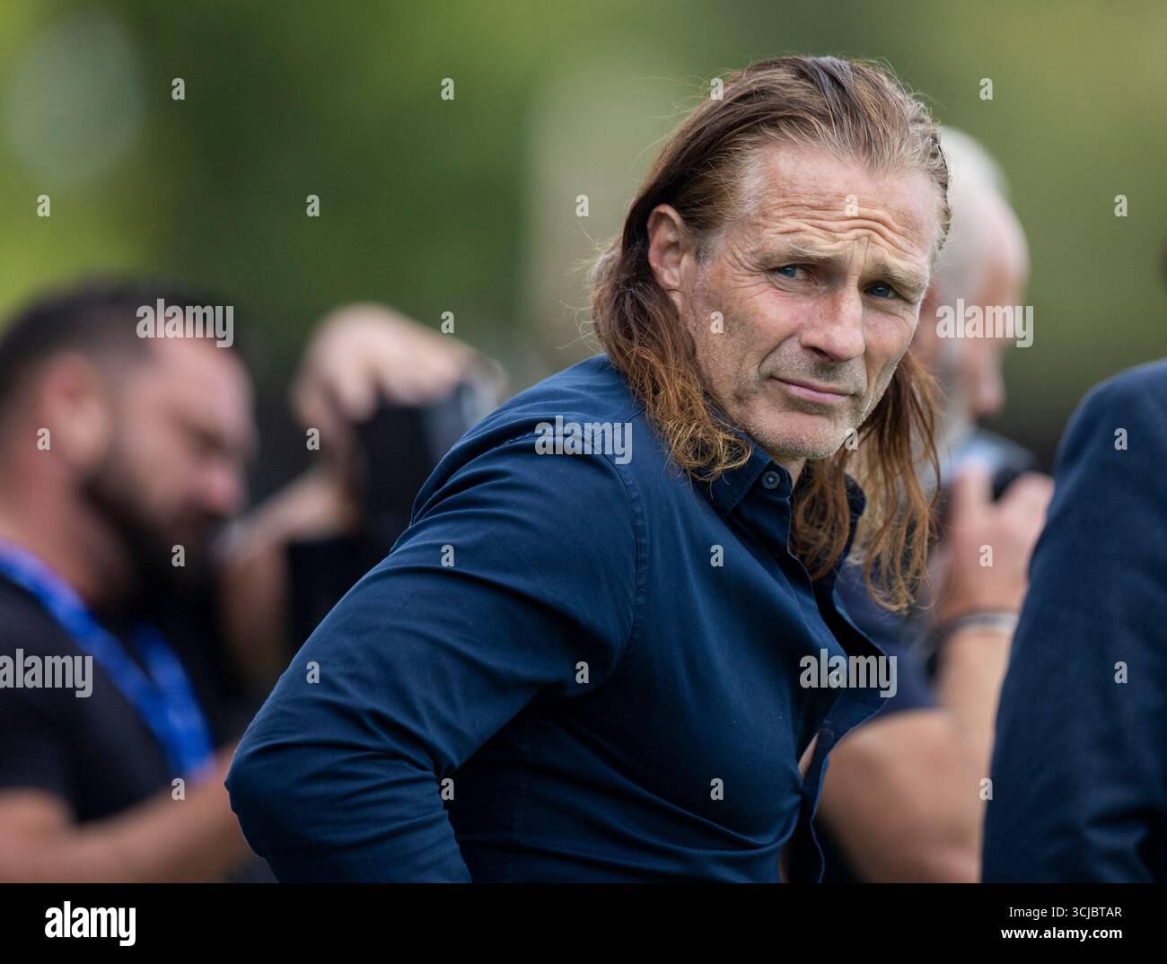Gillingham manager Gareth Ainsworth arrives ahead of the Sky Bet League ...