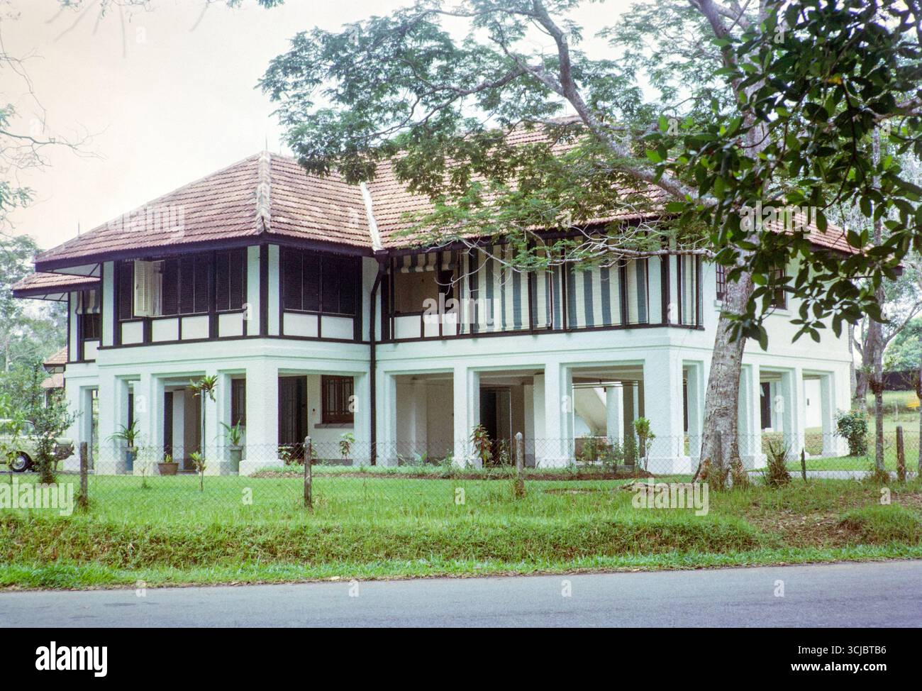 British colonial architecture of residential military buildings ...