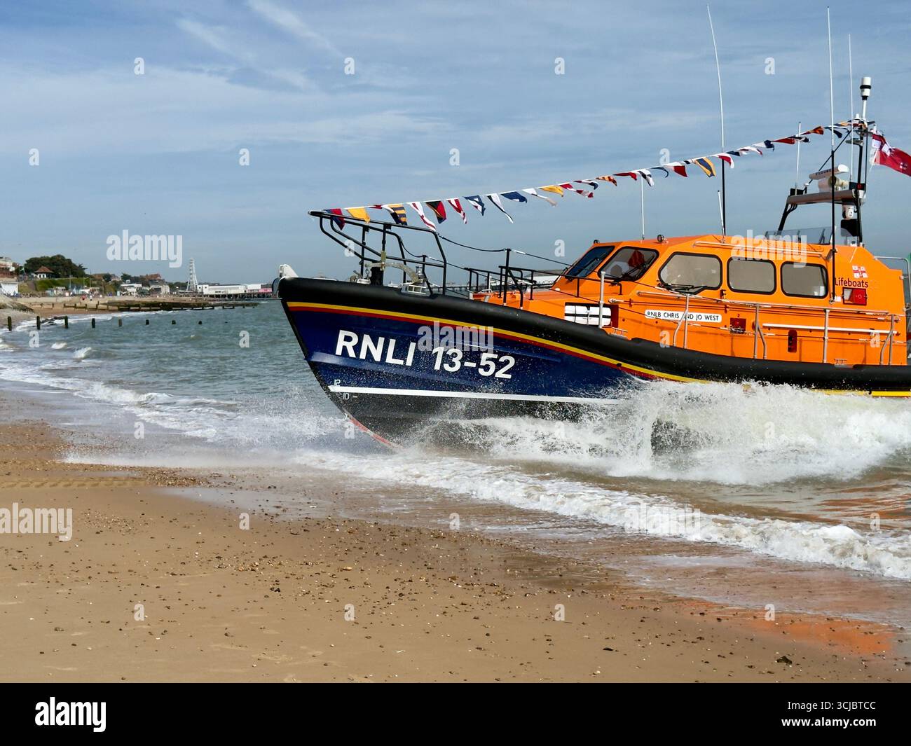 RNLI official naming and launch of the lifeboat “RNLB Chris & Jo West ...