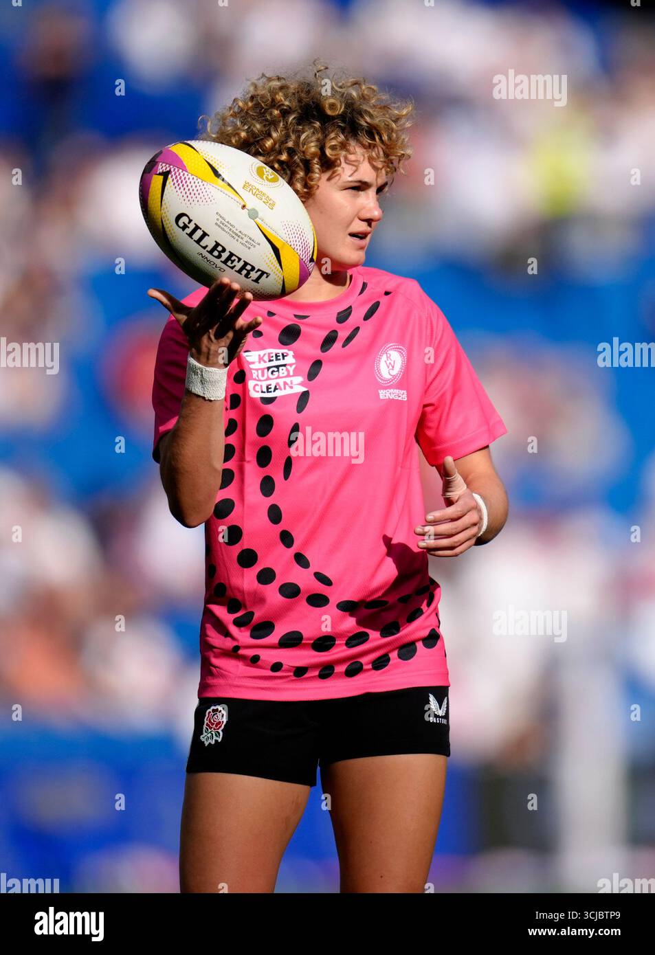 England's Ellie Kildunne before the Women's Rugby World Cup 2025 pool A ...