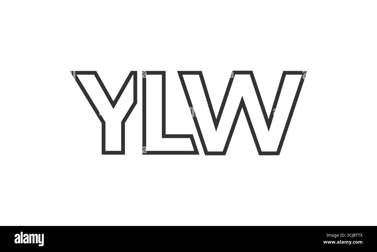 Ylw logo design hi-res stock photography and images - Alamy