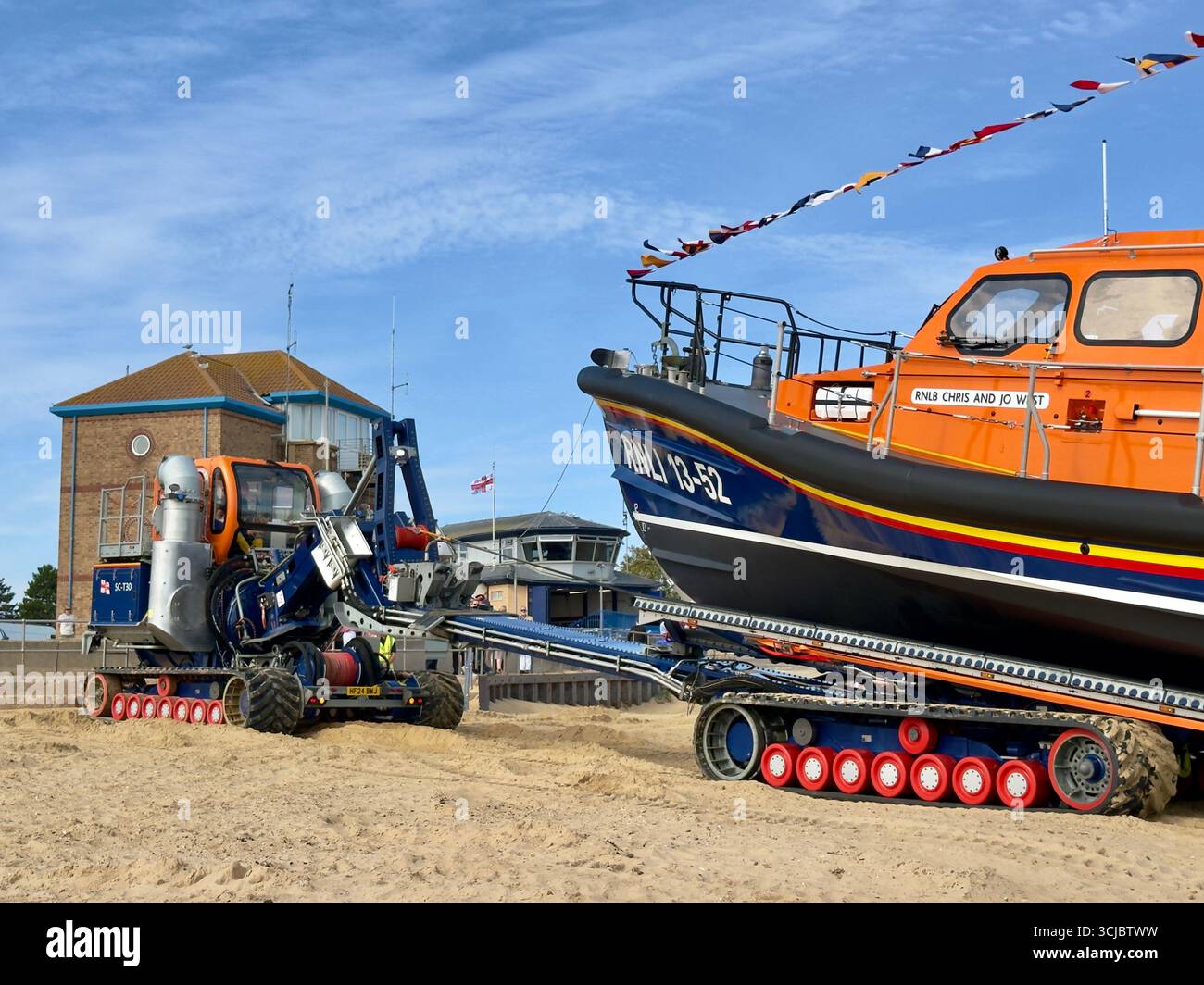 RNLI official naming and launch of the lifeboat “RNLB Chris & Jo West ...