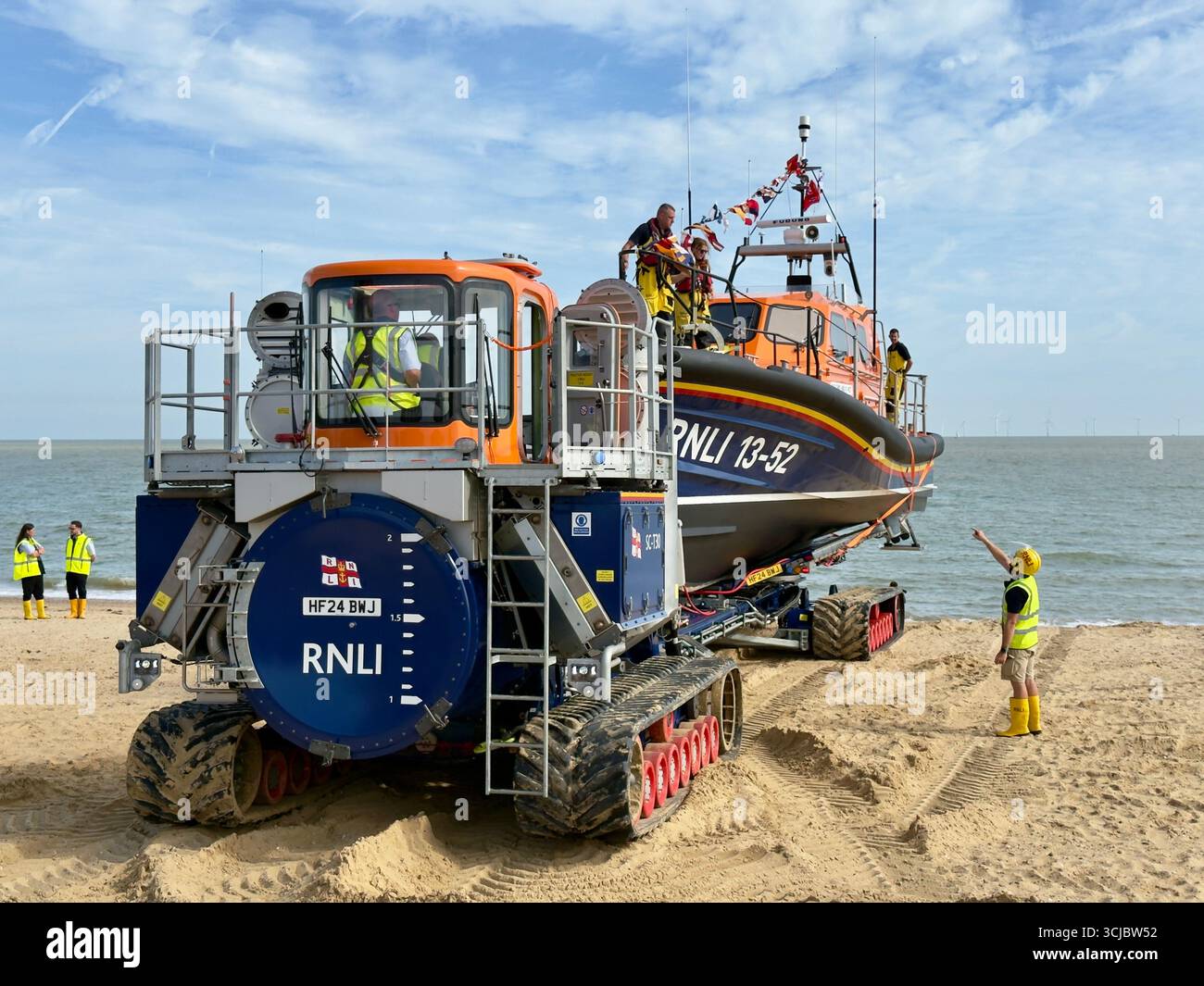 RNLI official naming and launch of the lifeboat “RNLB Chris & Jo West ...