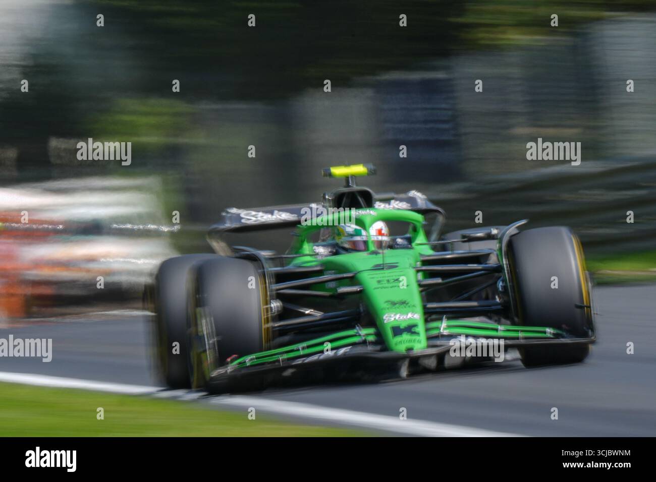 Gabriel Bortoleto of Brazil driving the (05) Stake F1 Team Kick Sauber C45 Stock Photo - Alamy
