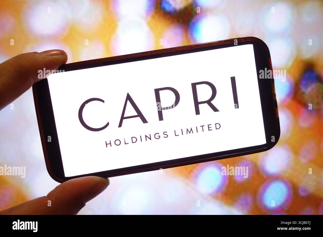 August 30, 2025, Poland: In this photo illustration, a Capri Holdings ...